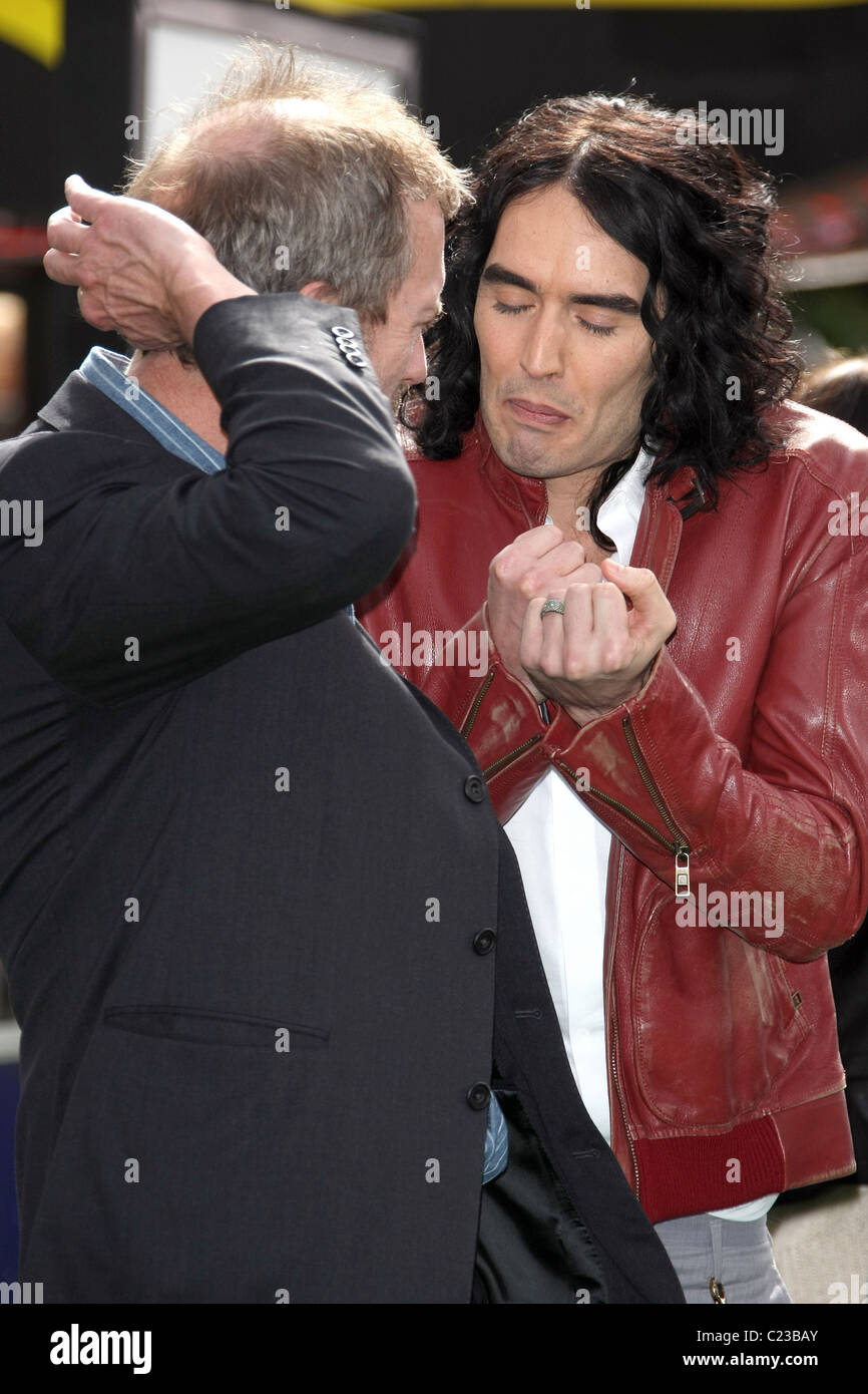 HUGH LAURIE RUSSELL BRAND HOP. WORLD PREMIERE UNIVERSAL PICTURES ...