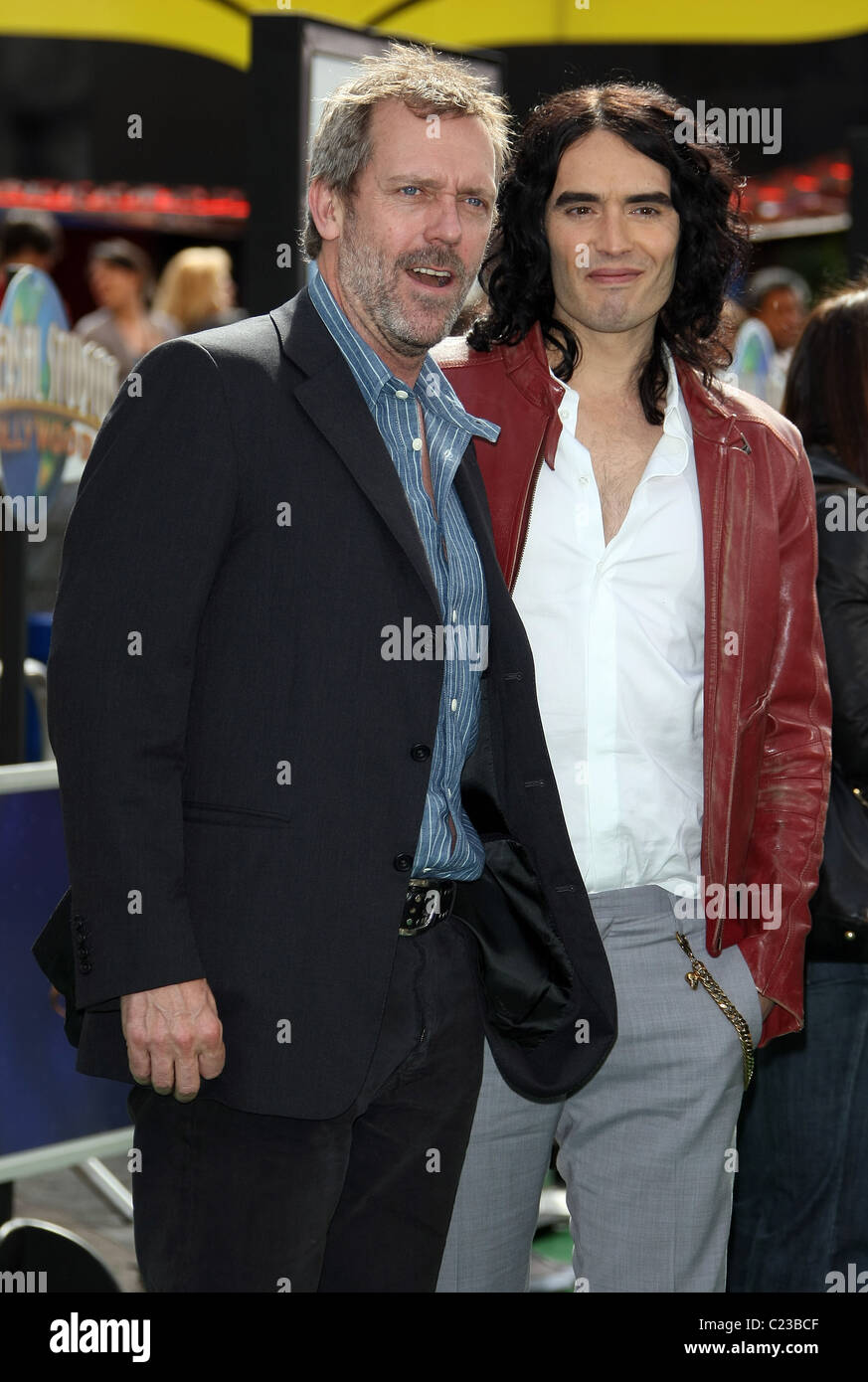 HUGH LAURIE RUSSELL BRAND HOP. WORLD PREMIERE UNIVERSAL PICTURES ...