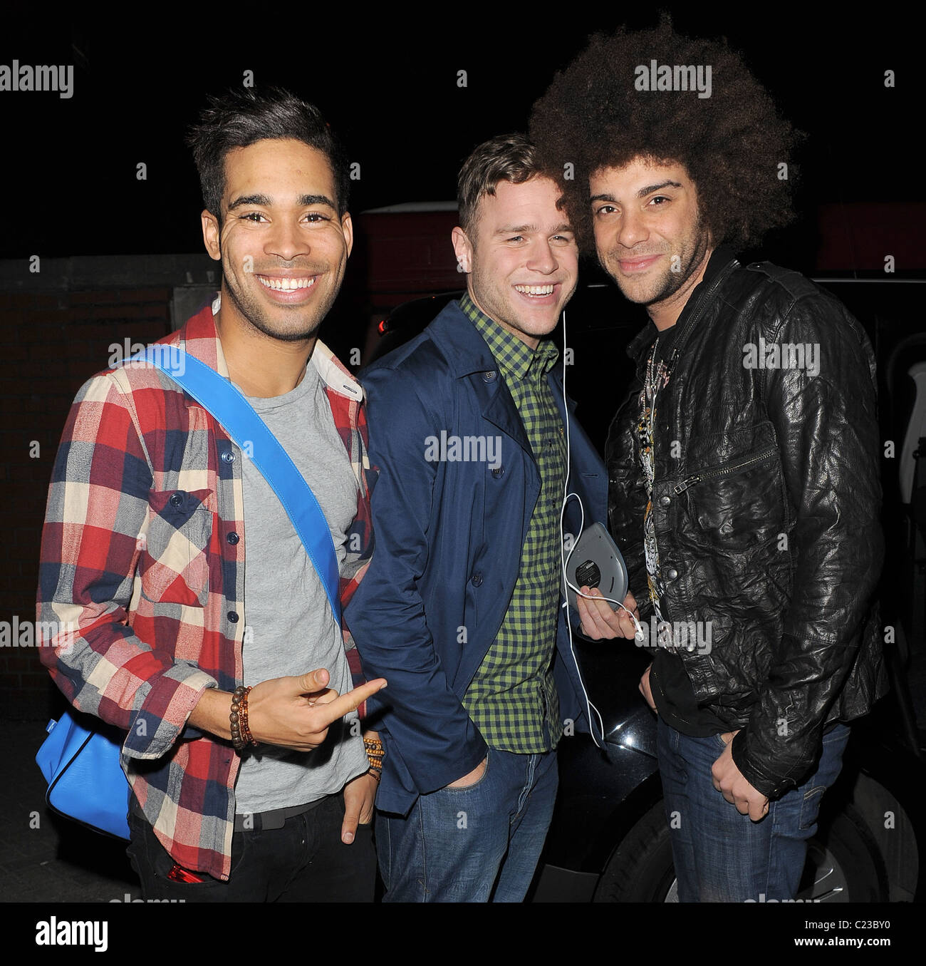 X Factor finalists Danyl Johnson, Olly Murs and Jamie Archer are all ...