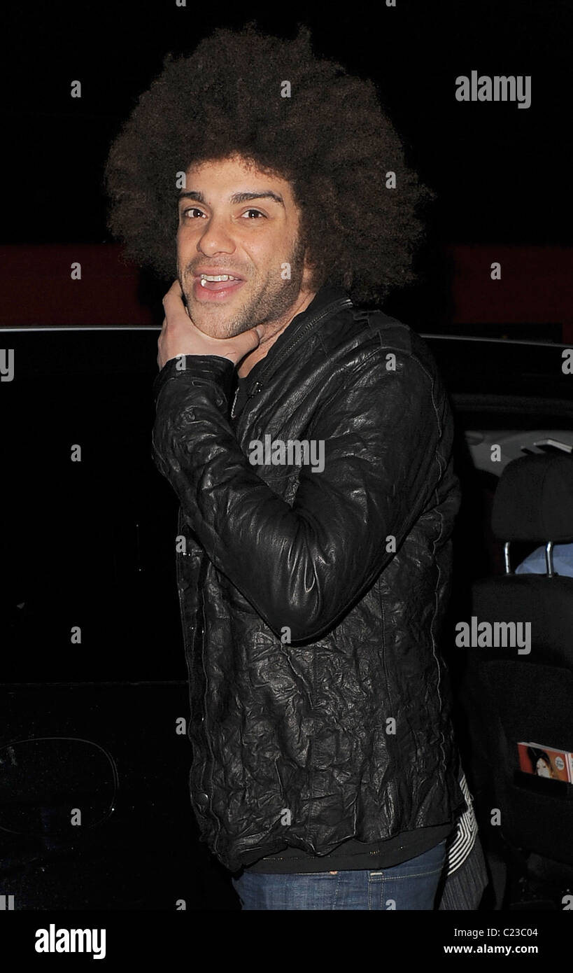 X Factor finalist Jamie Archer at a West London recording studio. The ...