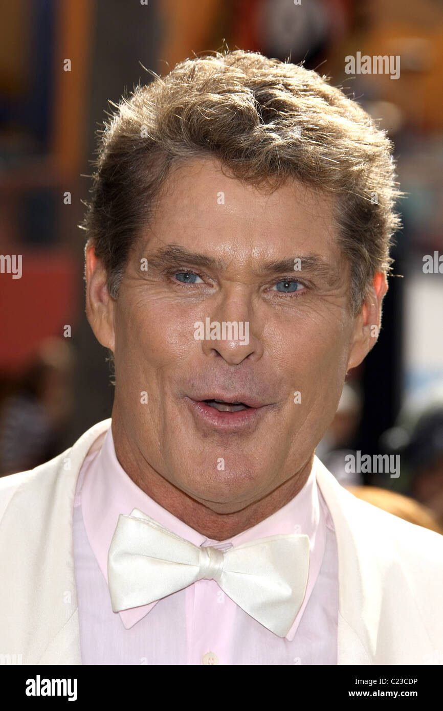 DAVID HASSELHOFF HOP. WORLD PREMIERE UNIVERSAL PICTURES UNIVERSAL CITY ...