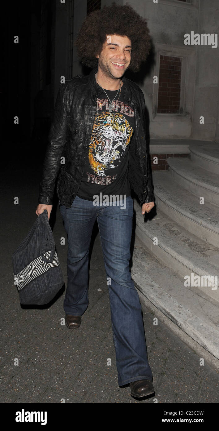 X Factor finalist Jamie Archer is all smiles at a West London recording ...