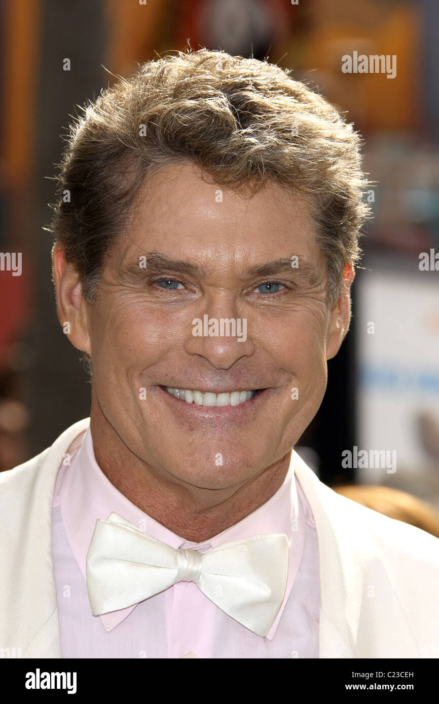 DAVID HASSELHOFF HOP. WORLD PREMIERE UNIVERSAL PICTURES UNIVERSAL CITY ...
