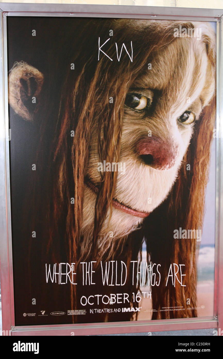 Where The Wild Things Are' poster New York premiere of 'Where the Wild ...