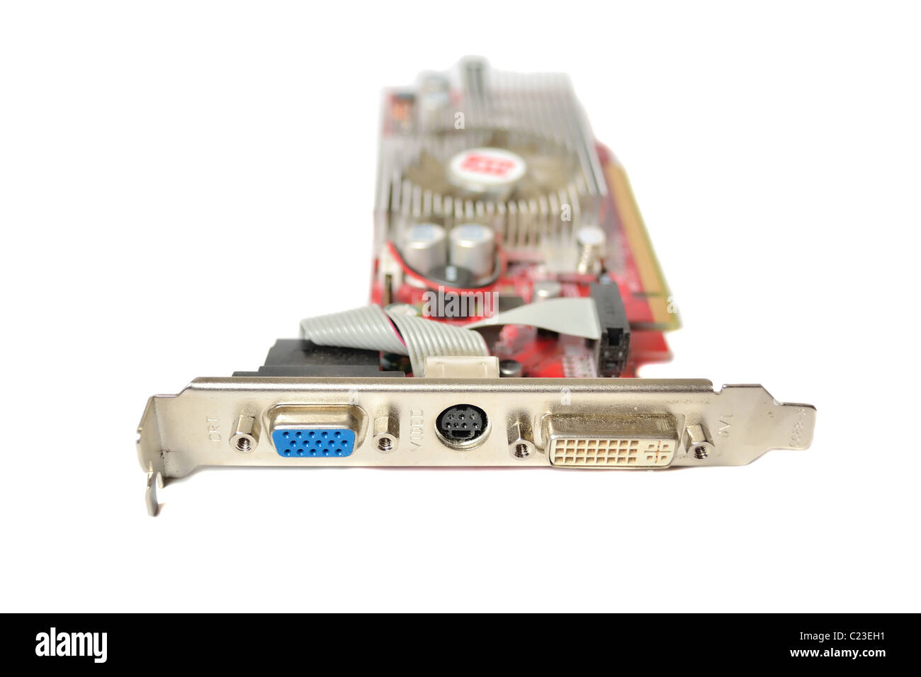 Video card isolated on white Stock Photo - Alamy