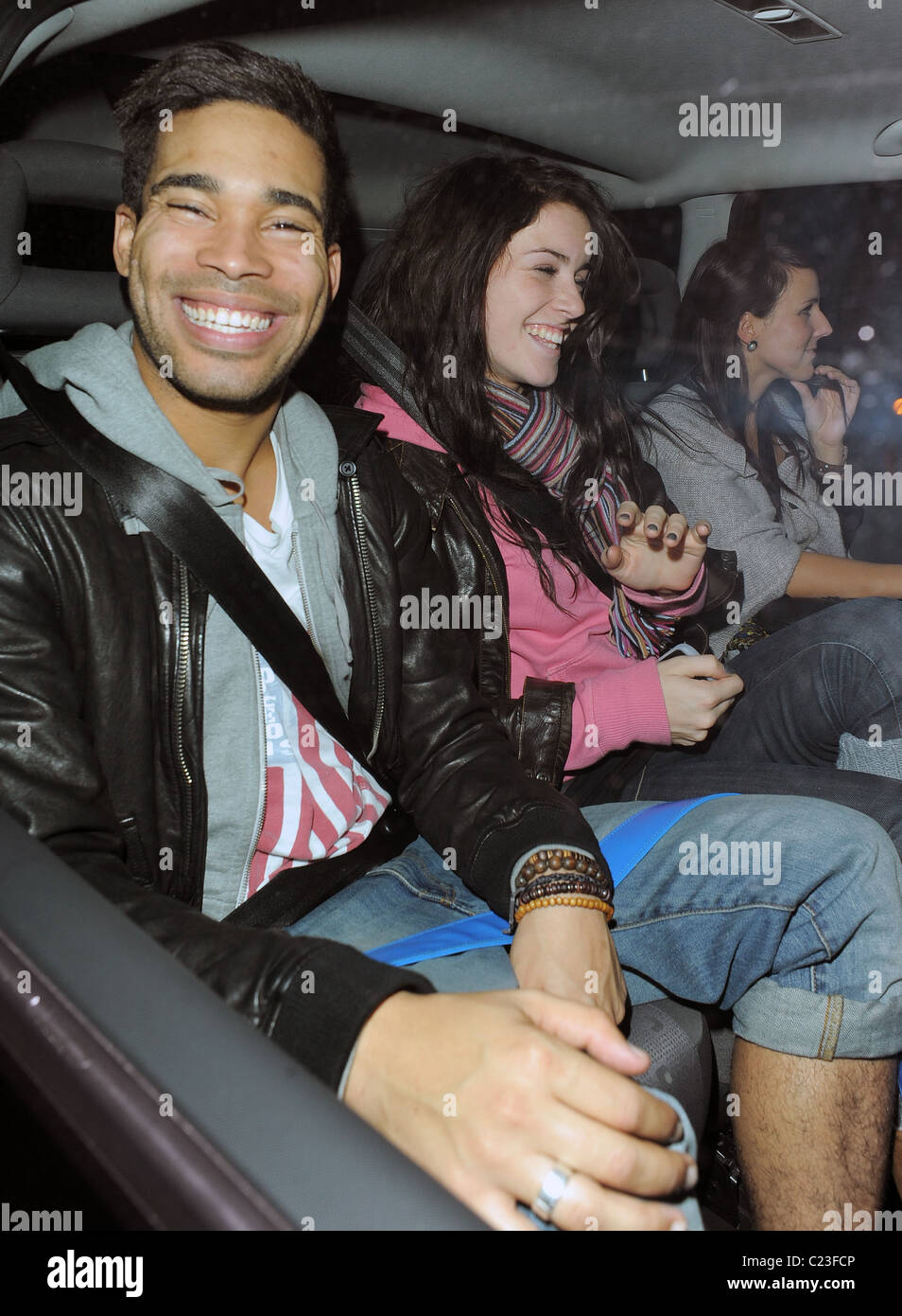 X Factor finalists Danyl Johnson and Lucie Jones are all smiles as they ...
