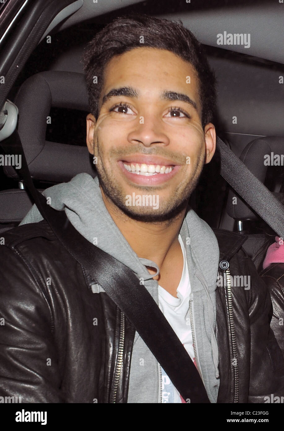 X Factor finalist Danyl Johnson is all smiles as he arrives back at The ...