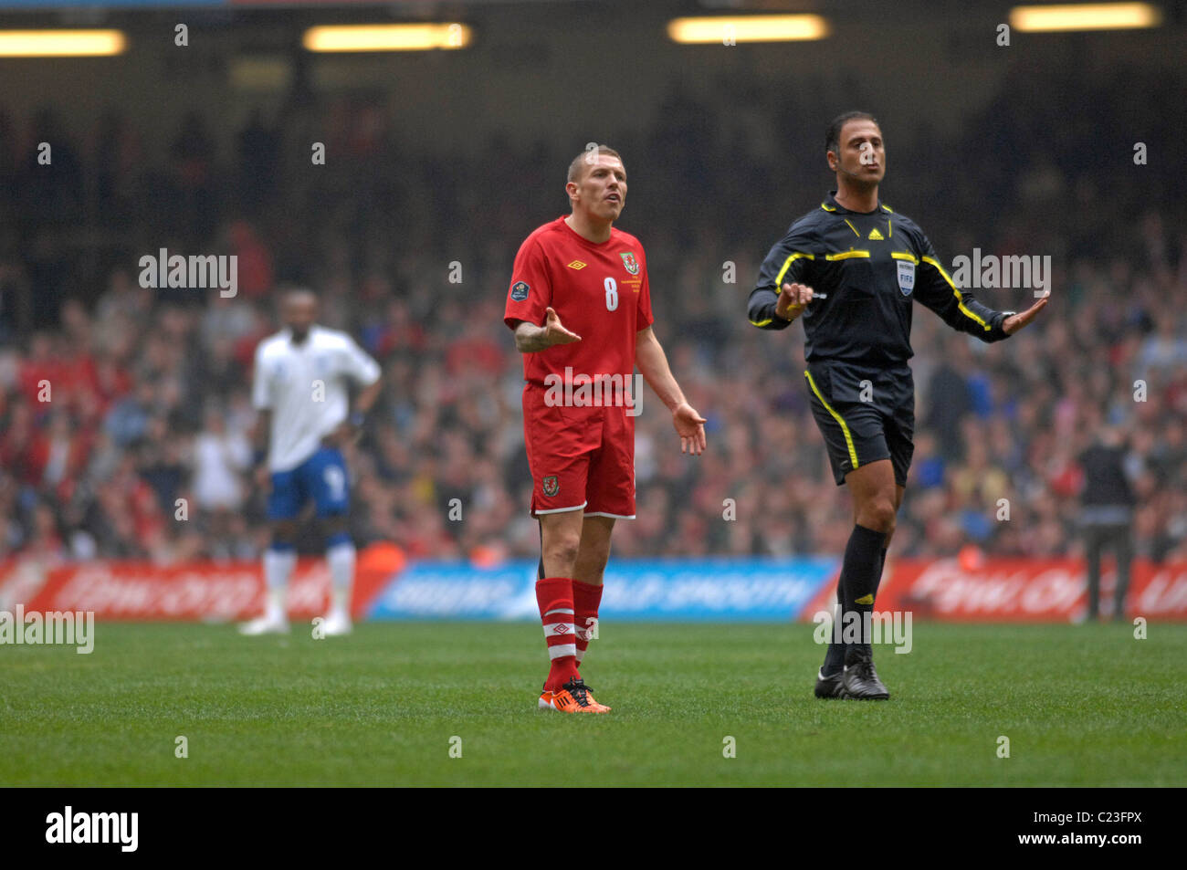 Wales v England at the Millennium Stadium in Cardiff - UEFA Euro 2012 ...