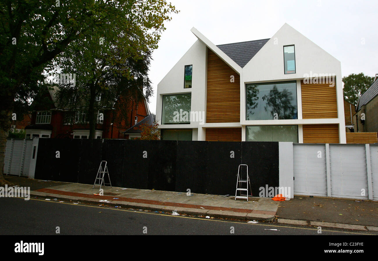X Factor Finalists - House with a new security fence. After a series of ...