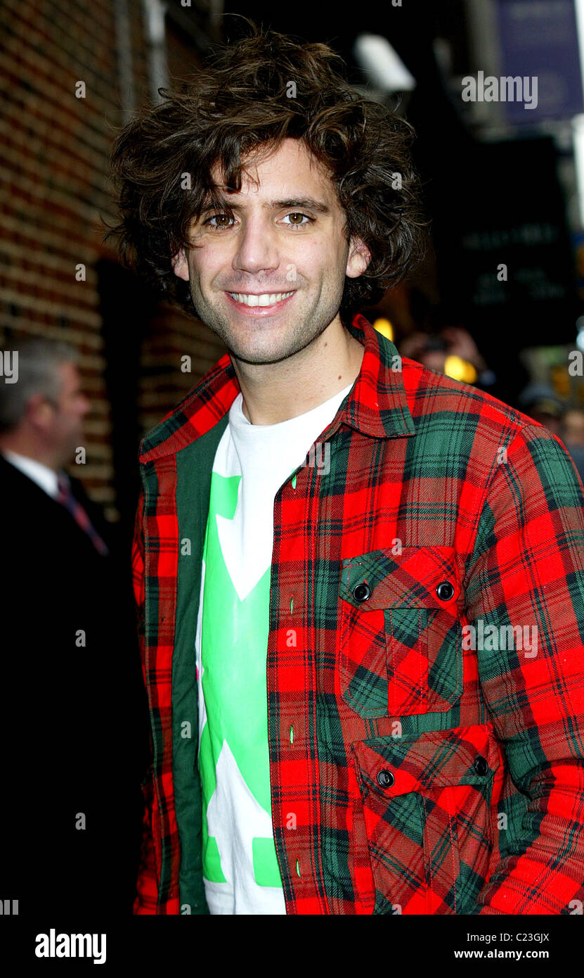 Mika aka Mica Penniman outside the Ed Sullivan Theater for the 'Late ...
