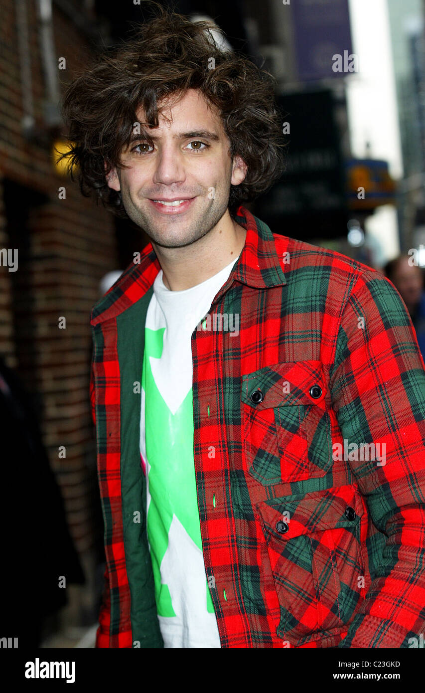 Mika aka Mica Penniman outside the Ed Sullivan Theater for the 'Late ...