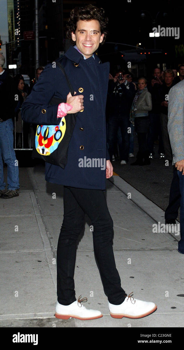 Mika aka Mica Penniman outside the Ed Sullivan Theater for the 'Late ...
