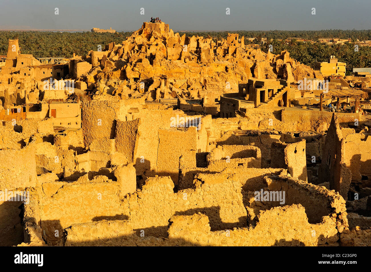 Fortification of Shali in Siwa oasis, western desert, Egypt Stock Photo ...