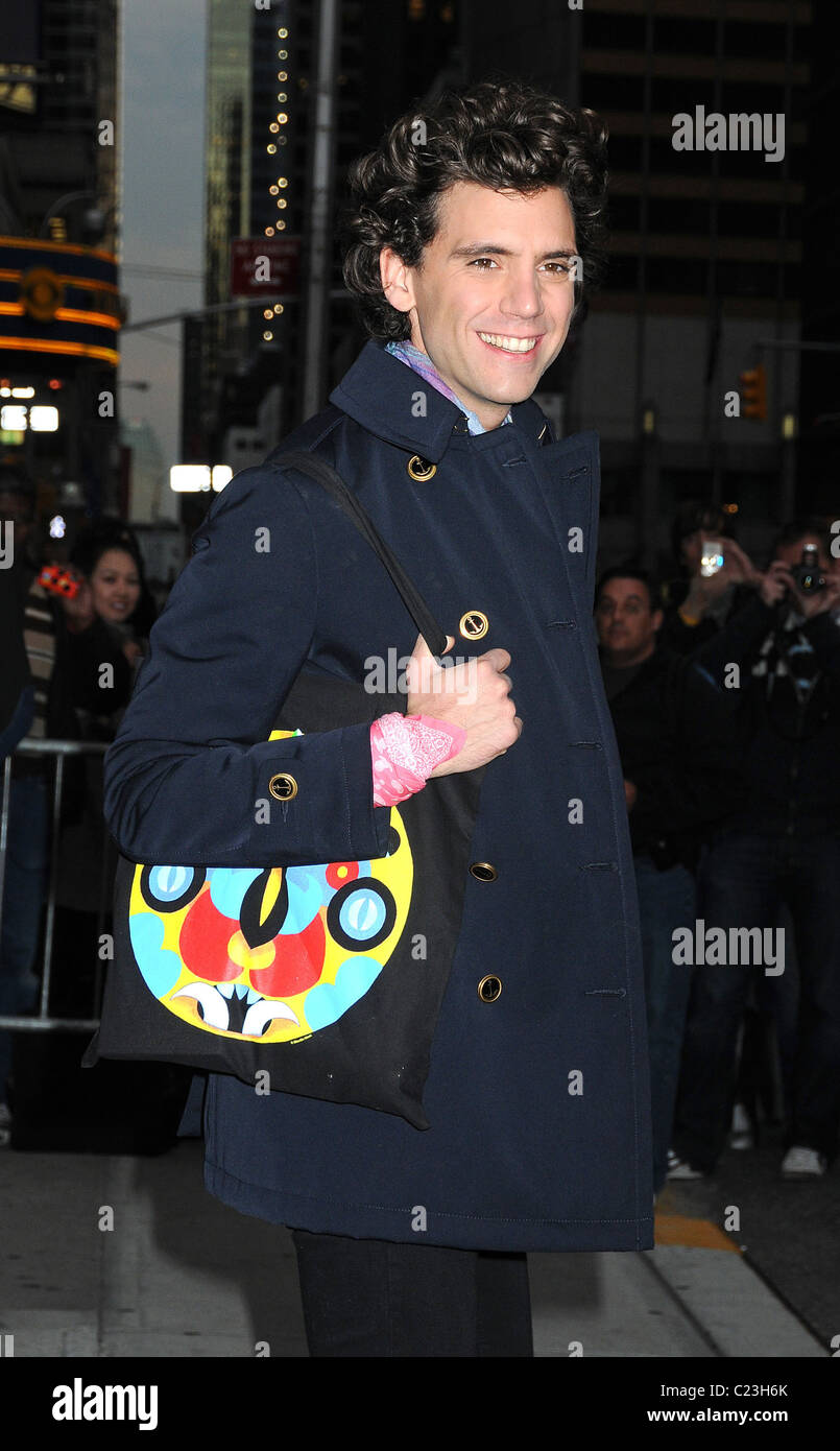 Mika aka Mica Penniman outside the Ed Sullivan Theater for the 'Late ...