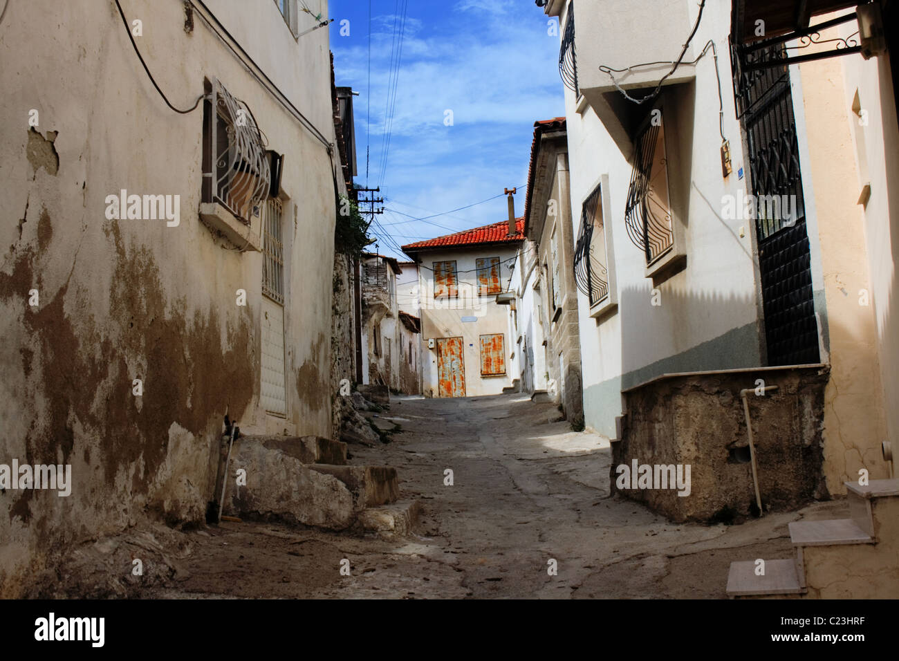 Old Turkish village houses Stock Photo - Alamy