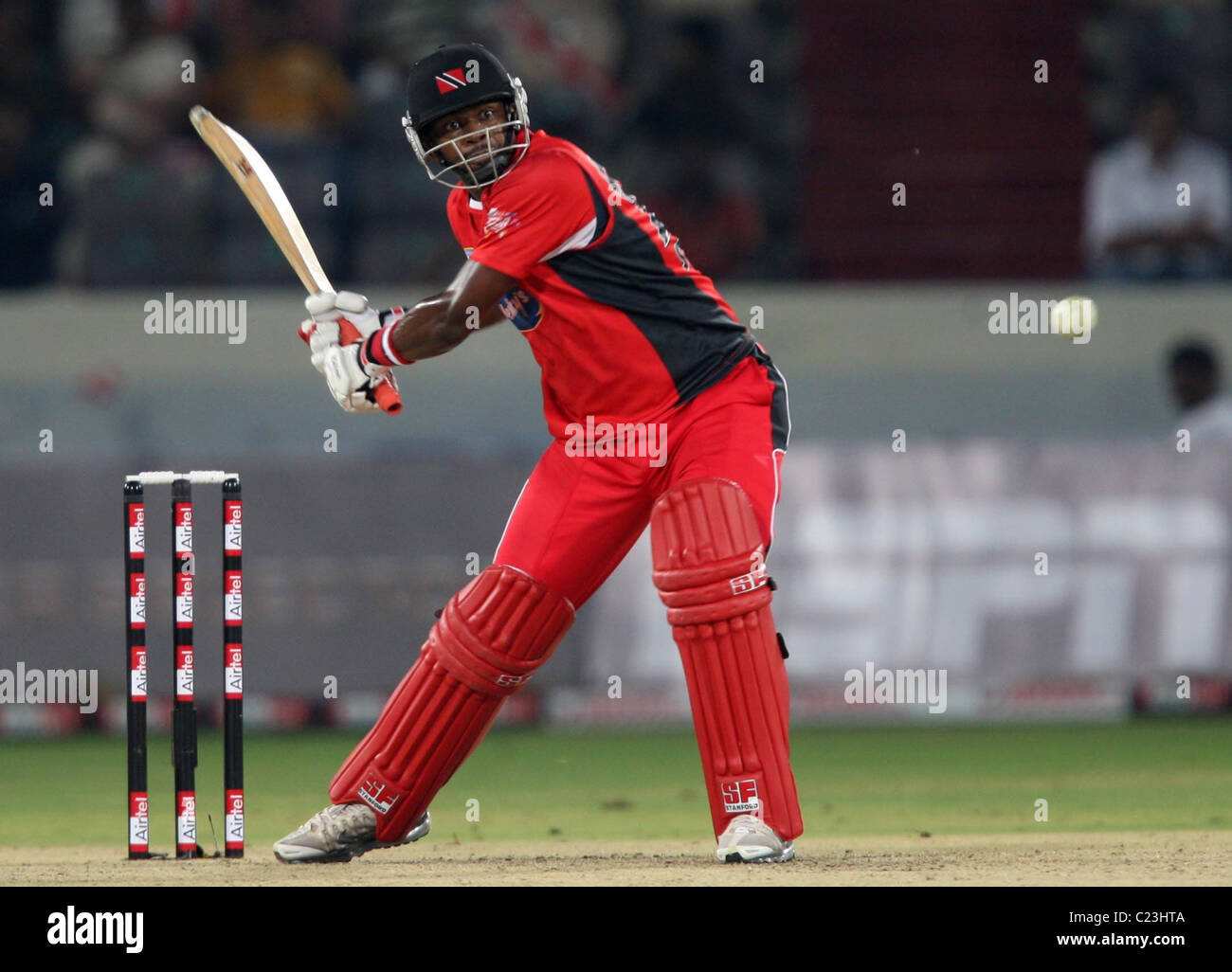 Trinidad & Tobago Batsman Navin Stewart Trinidad & Tobago vs Diamond ...