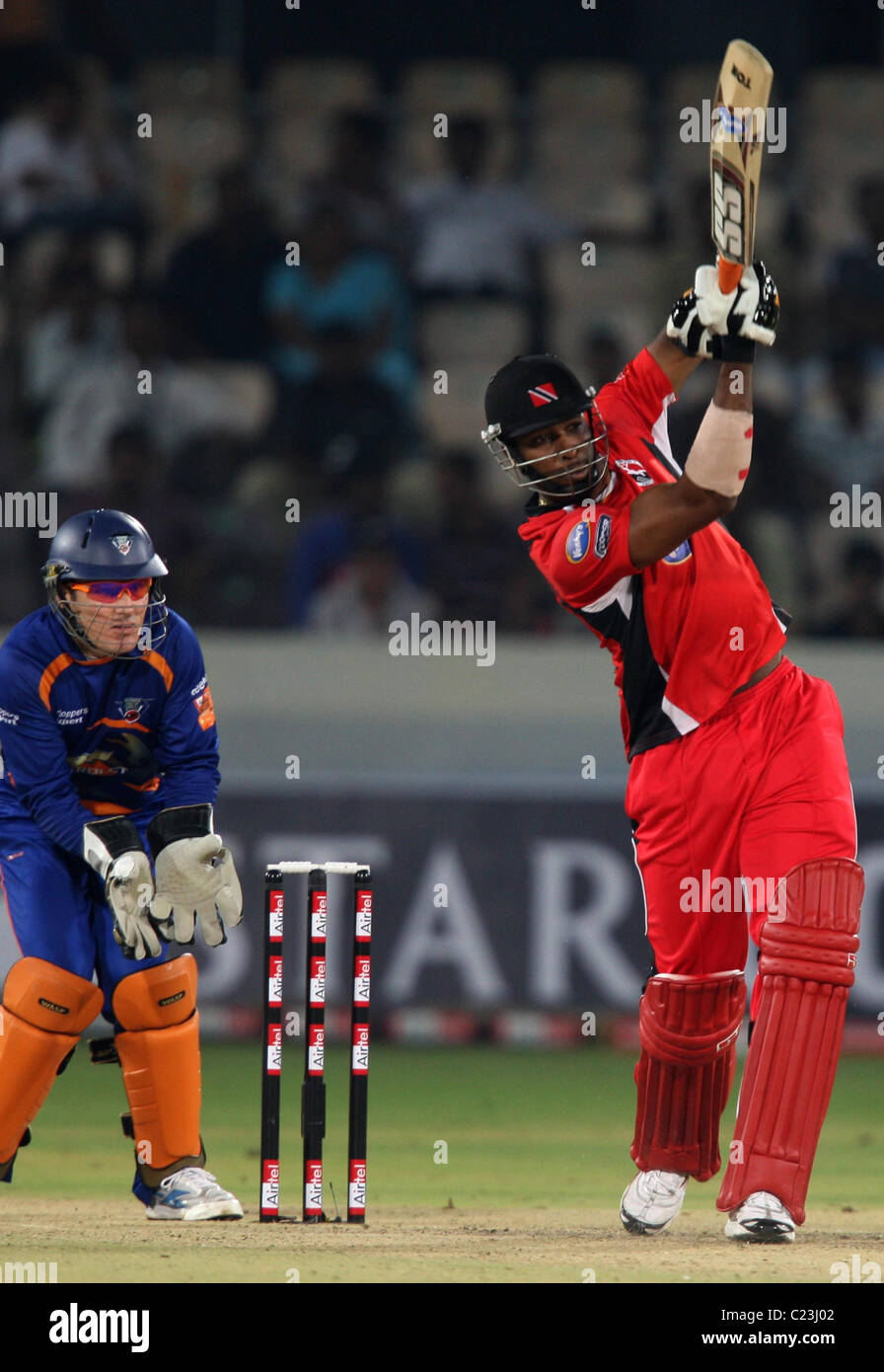 Trinidad & Tobago Batsman Navin Stewart Trinidad & Tobago vs Diamond ...