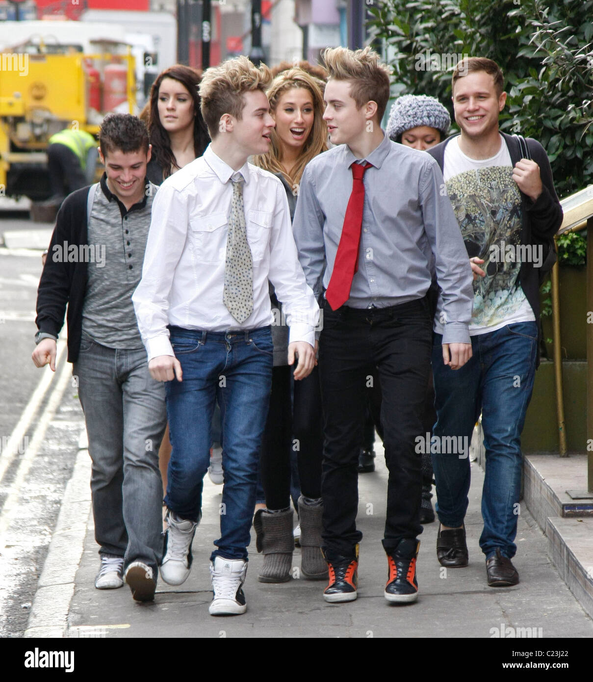 John Grimes and Edward Grimes aka John and Edward, Stacey Solomon, Olly ...