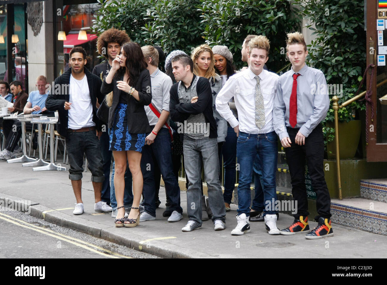 Danyl Johnson, Lucie Jones, Lloyd Daniels, John Grimes and Edward ...