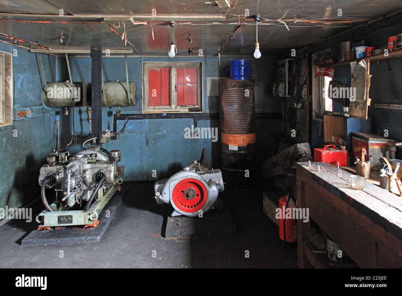 Interior in [British Antarctic Survey] [Base Y] (1955-60, 69 ...