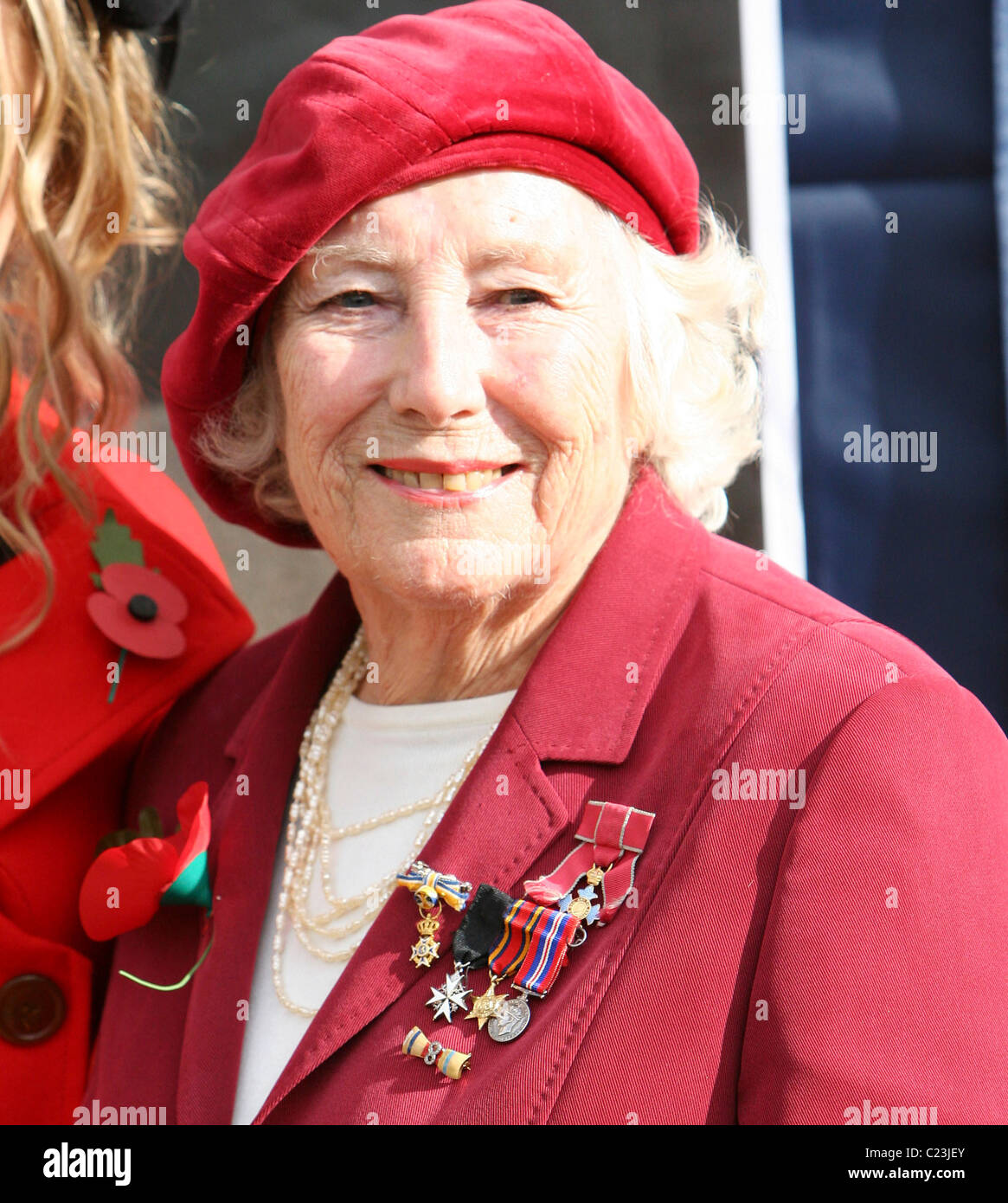 Dame Vera Lynn Poppy Appeal 2009 - Press Launch held at Horse Guards ...