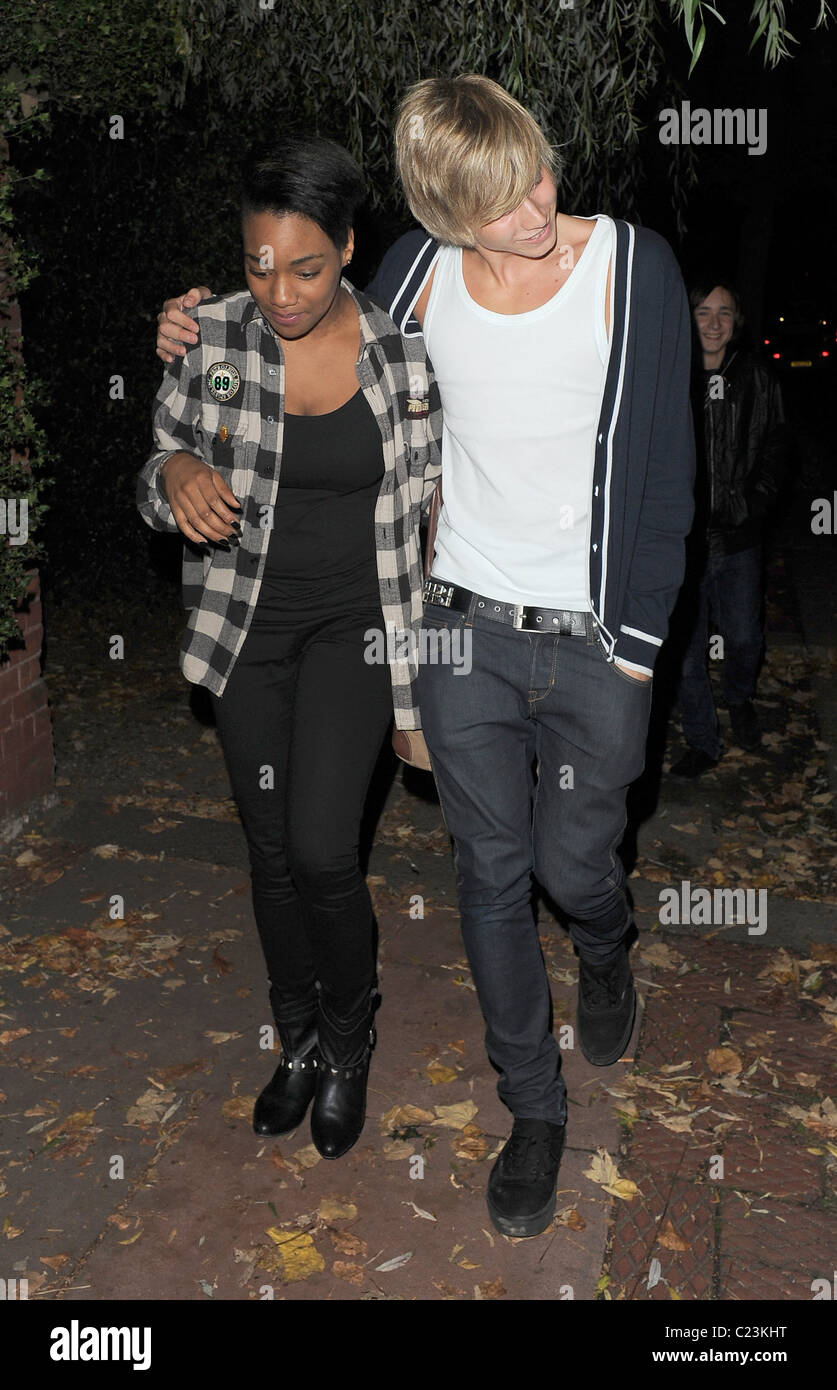 X Factor finalist Rachel Adedeji arrives back at The X Factor House arm ...
