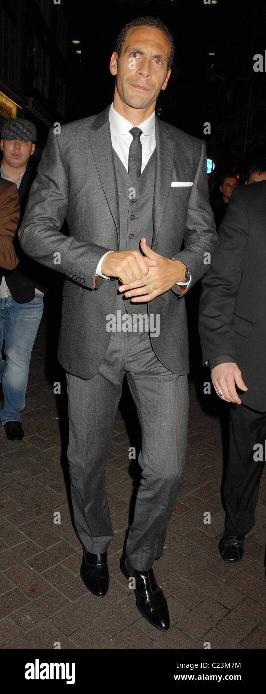 Rio Ferdinand, World premiere of 'Dead Man Running' - Afterparty held ...