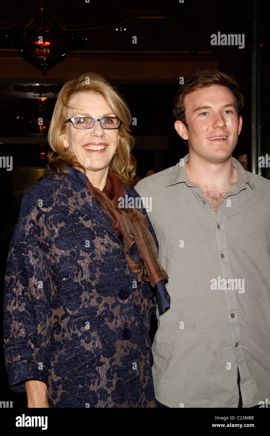Jill Clayburgh and her son Michael Rabe Opening Night for the Broadway ...