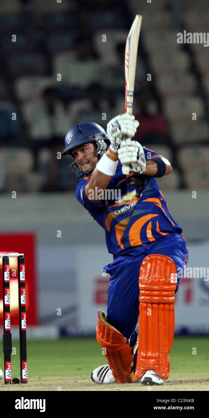 Diamond Eagles Batsman Ryan Bailey in action During The Champions ...