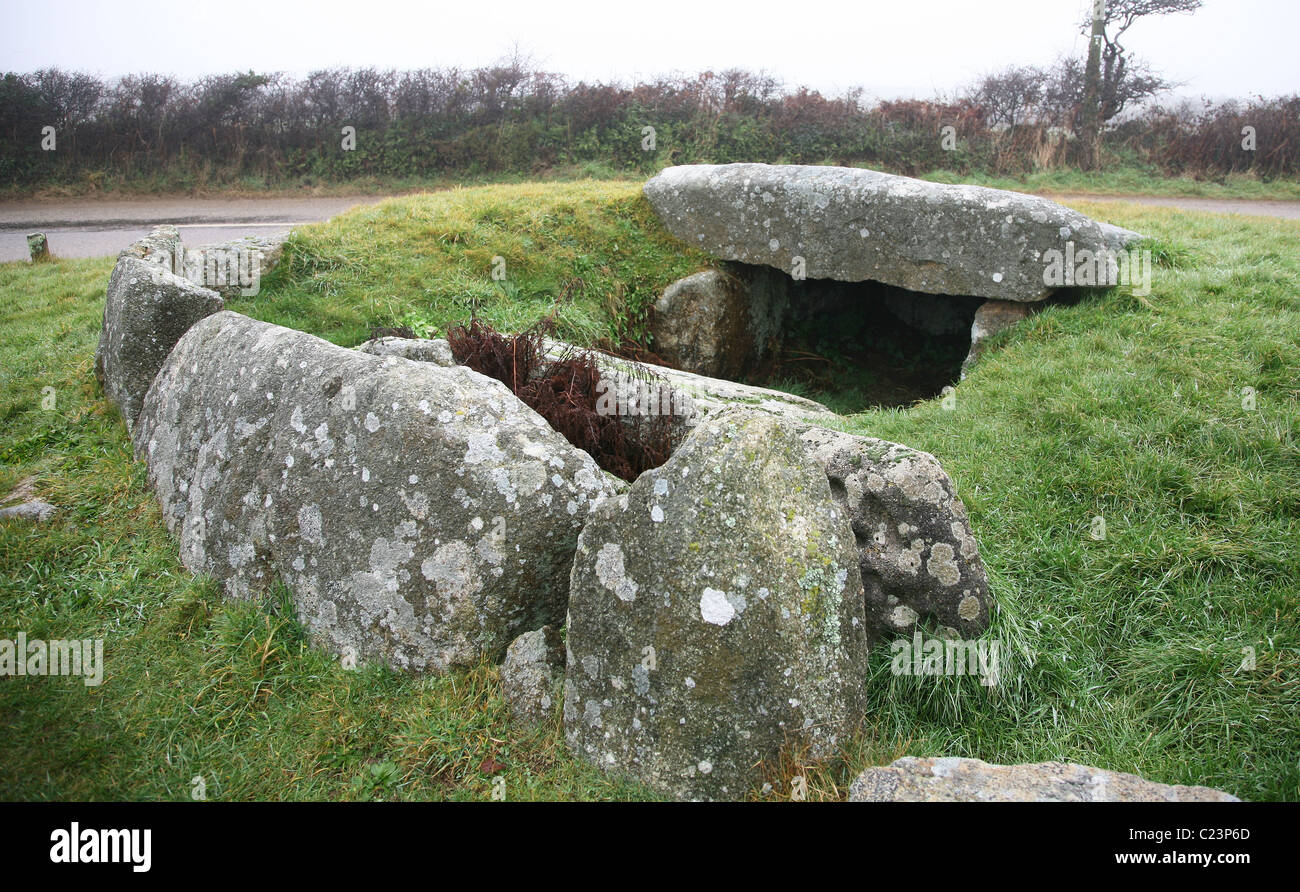Tregiffian Burial Chamber, a Neolithic or early Bronze age chambered ...