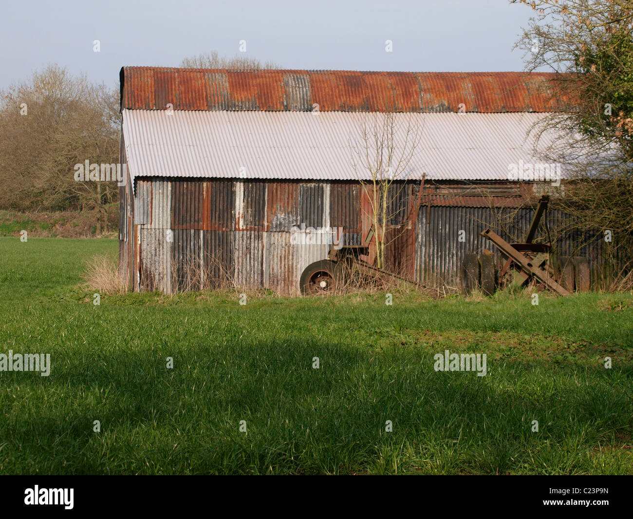 Old barn, Devon, UK Stock Photo - Alamy
