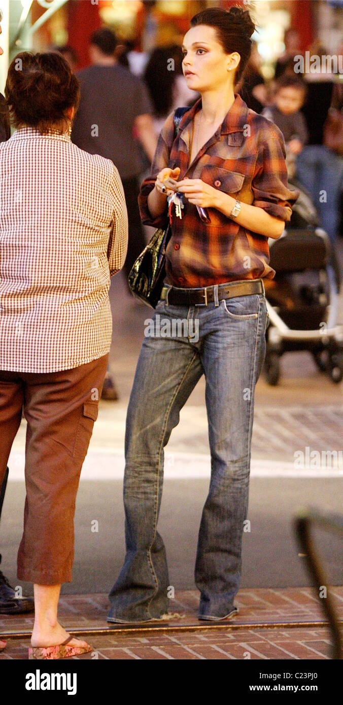 Allie Crandell out shopping with her parents in Beverly Hills Los ...