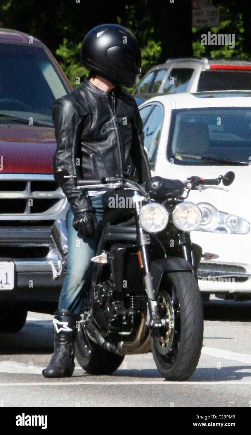 Ryan Reynolds Riding Motorcycle