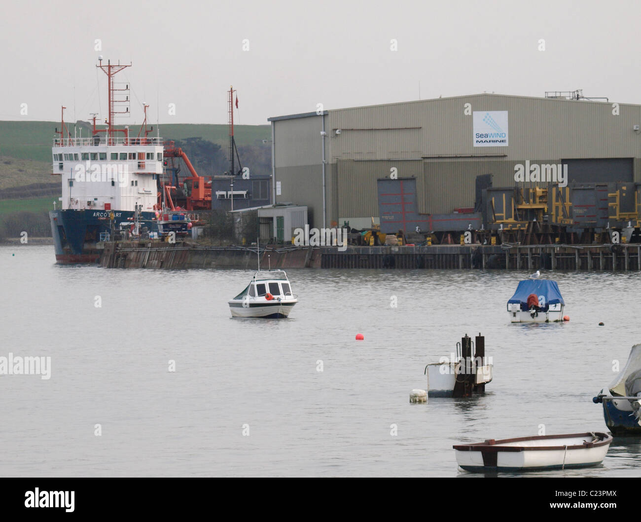 Appledore shipyard, Devon, UK Stock Photo - Alamy