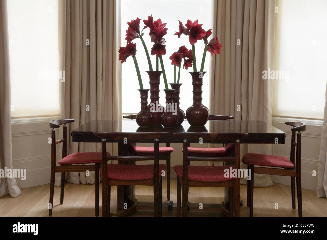 London apartment with interior design by Maxine Harrison Stock Photo ...