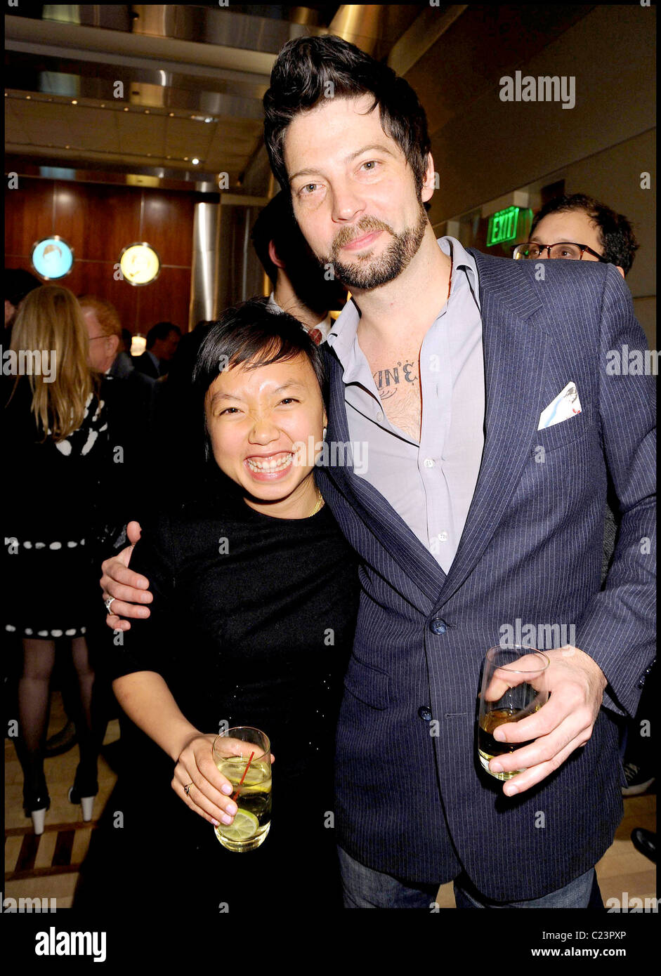Sam Mason and Thu Tran Monty Python 40th anniversary event after party ...