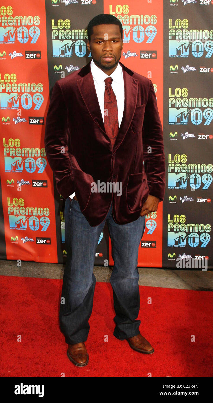 50 Cent Los Premios MTV 2009 at the Gibson Amphitheatre - Arrivals Los ...