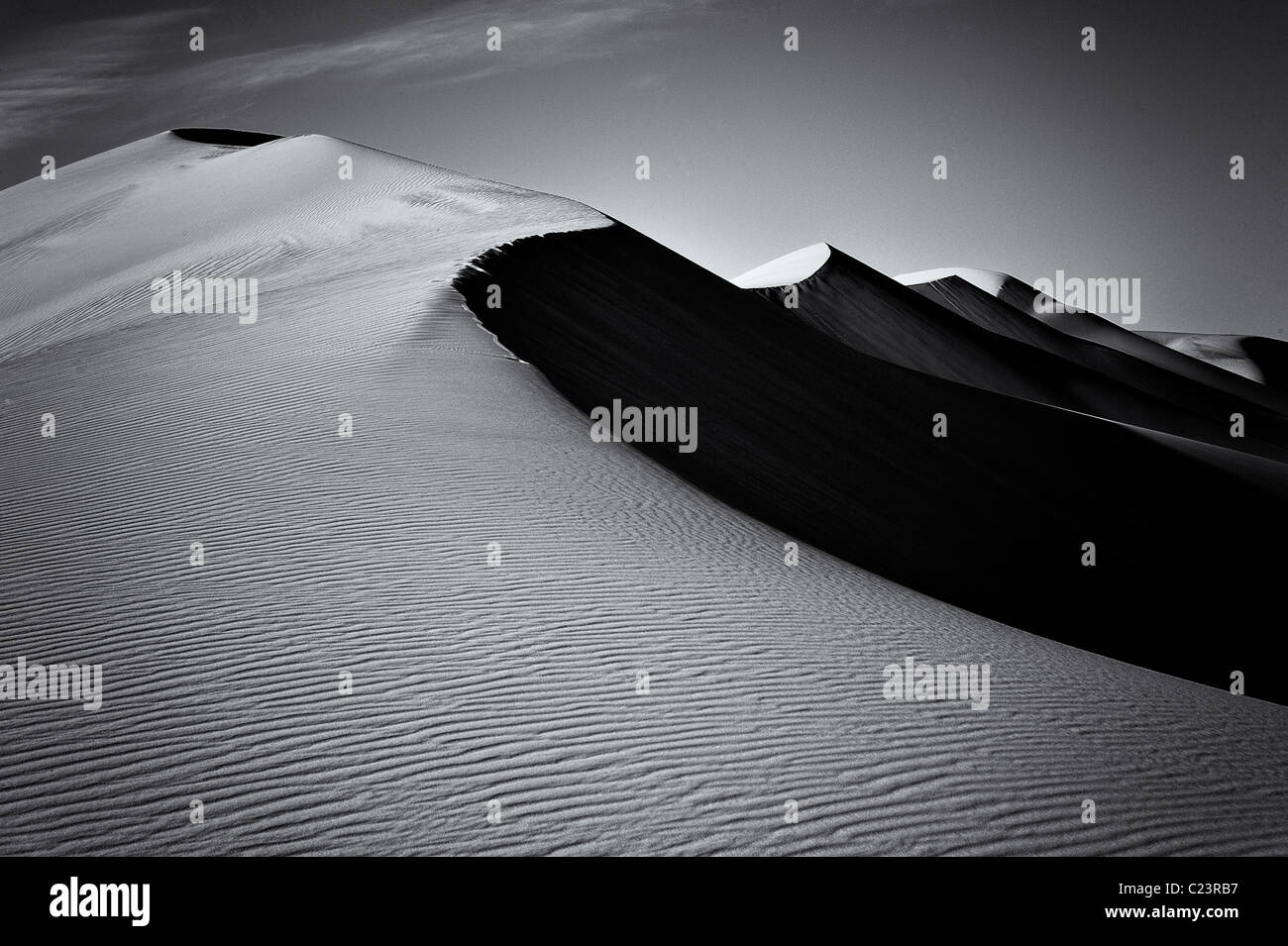Dunes in the Great Sand Sea, Western Desert (Lybian Desert), Egypt ...
