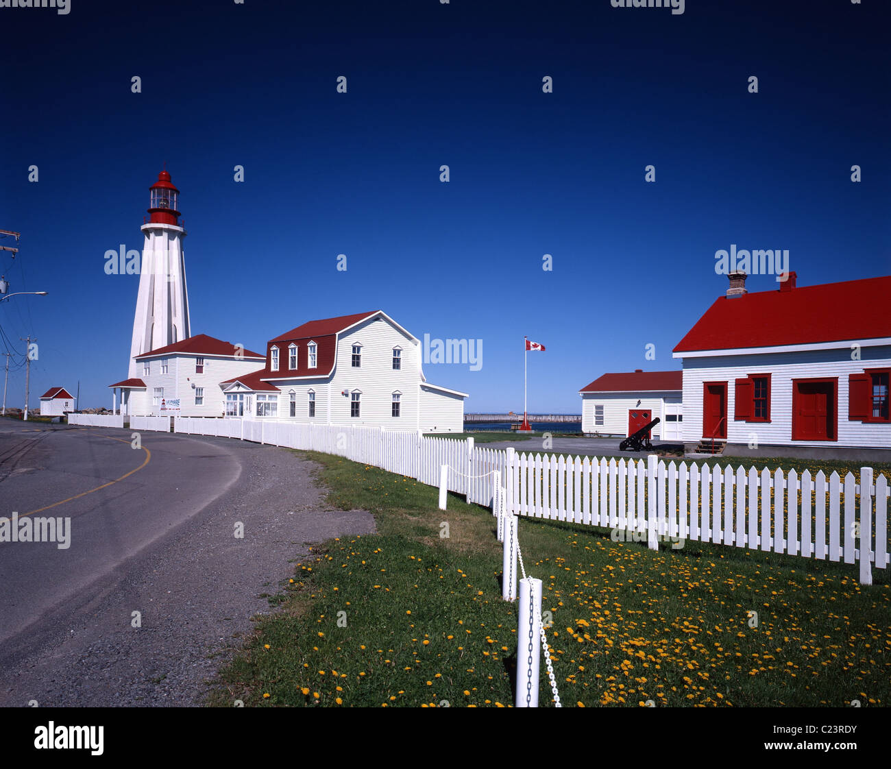 Pointe-Au-Pere Lighthouse, Canada Stock Photo - Alamy