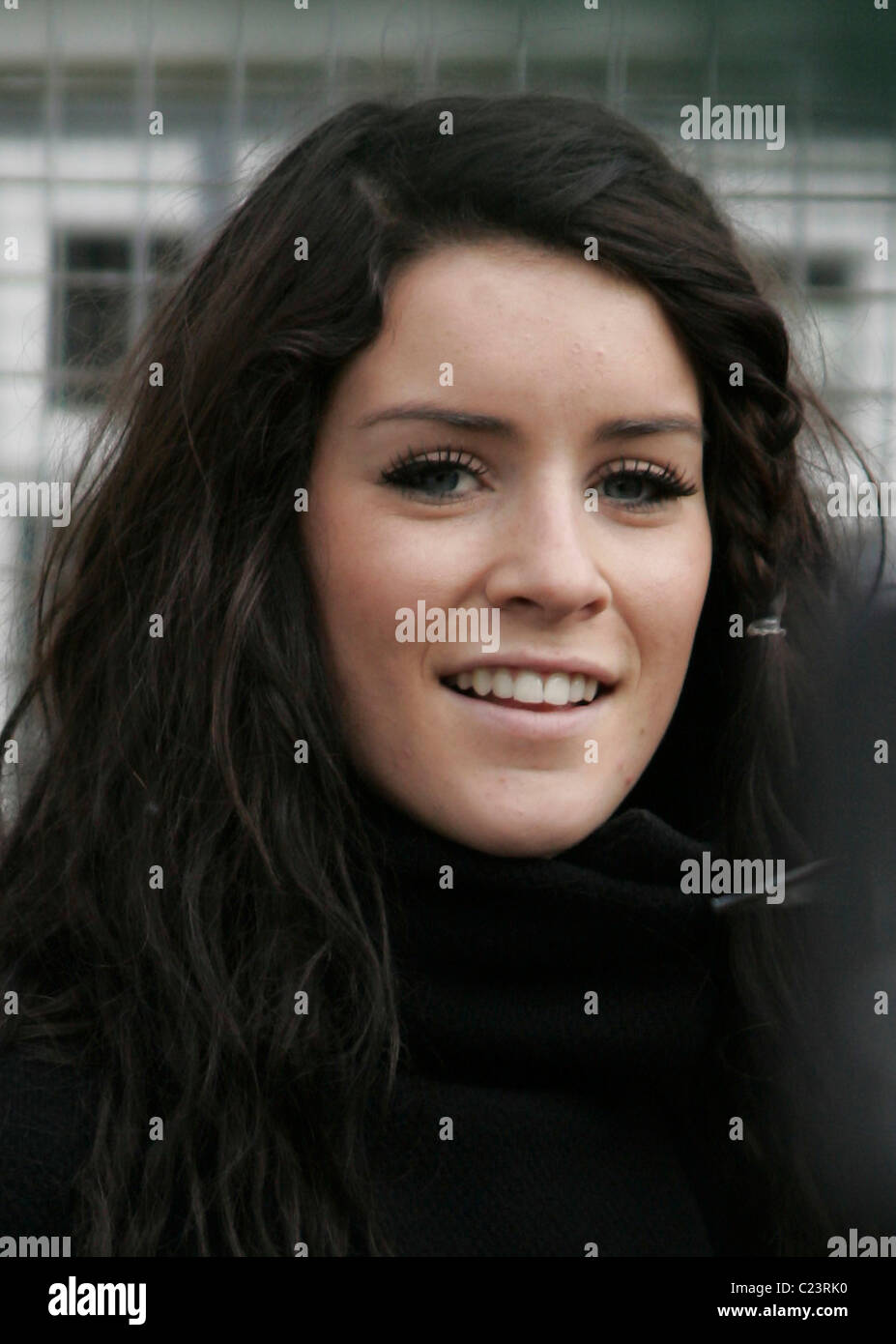 X Factor Finalist - Lucie Jones arrives at the Fountain Studios London ...