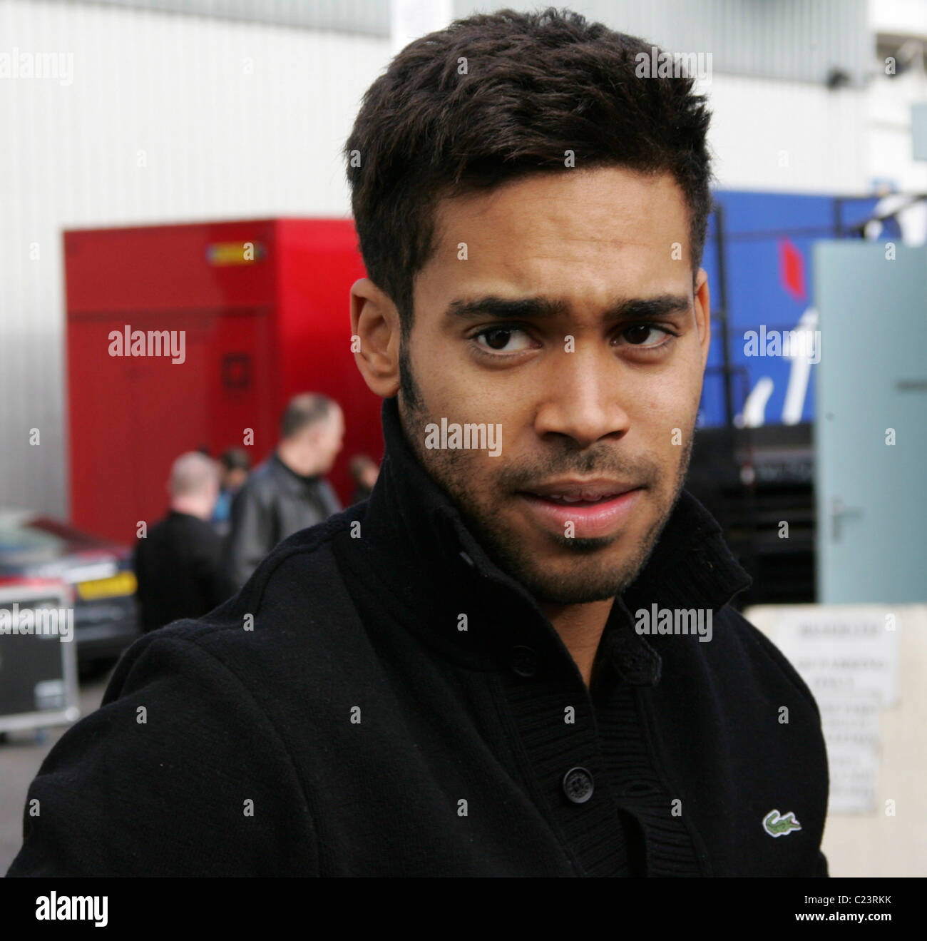 X Factor Finalist - Danyl Johnson arrives at the Fountain Studios ...