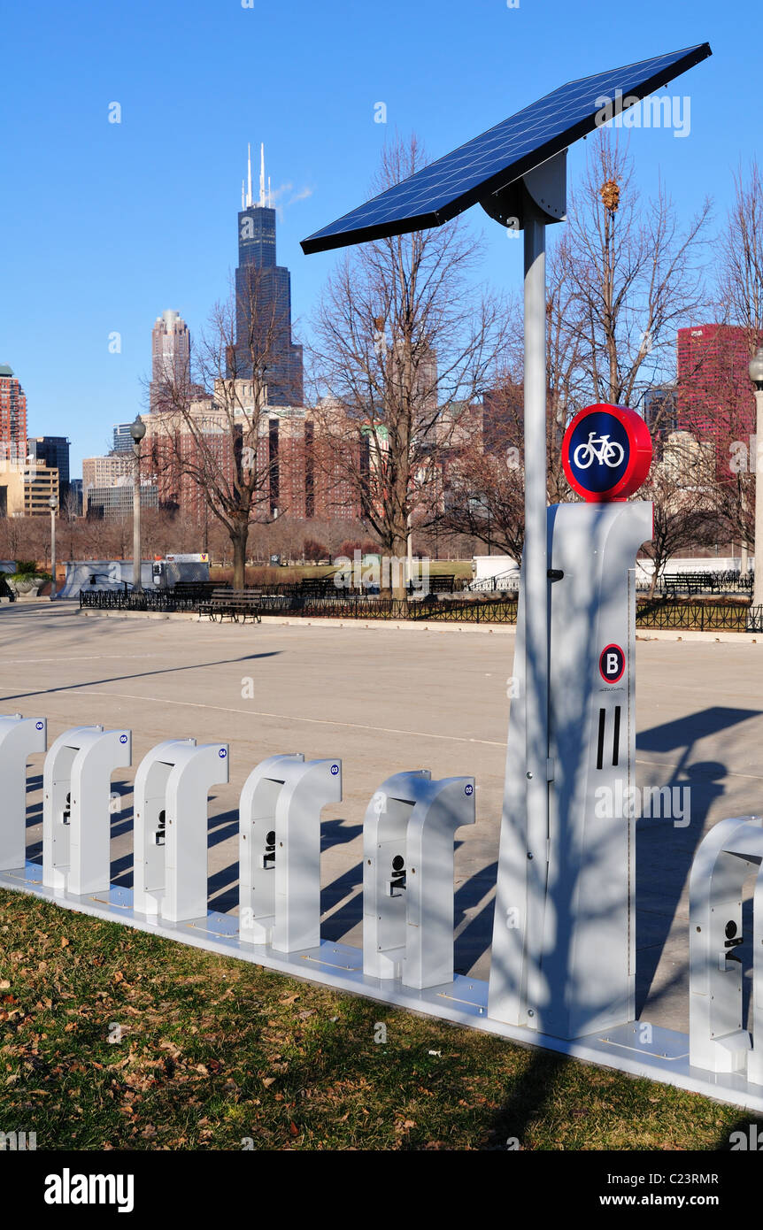 A bicycle locking device and ticket vending machine driven by solar ...