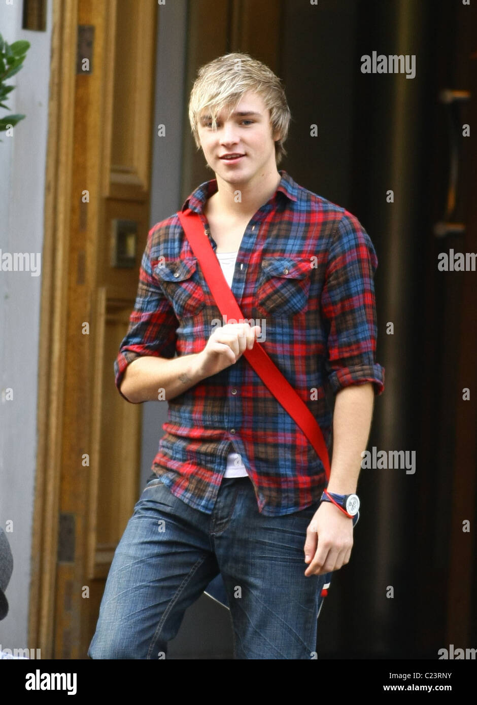 Lloyd Daniels The 'X Factor' finalists leave the Abbey Road Studios ...