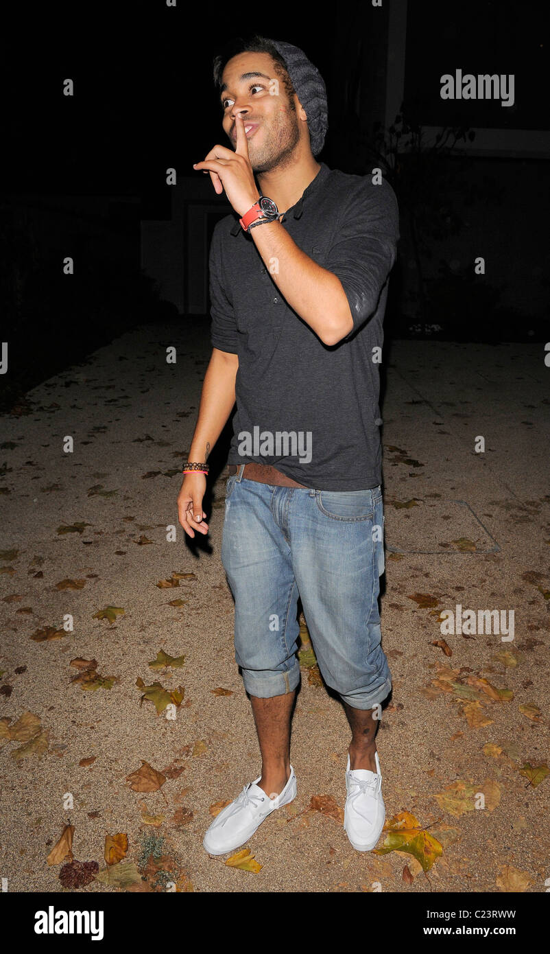 X Factor finalist Danyl Johnson arriving back at The X Factor House ...