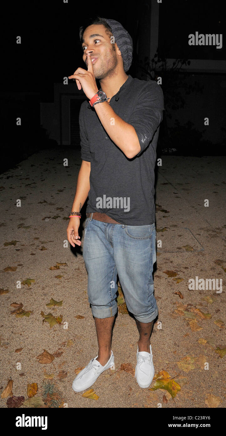 X Factor finalist Danyl Johnson arriving back at The X Factor House ...