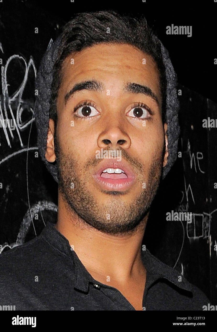 X Factor finalist Danyl Johnson arriving back at The X Factor House ...