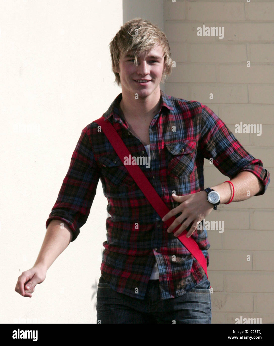 X Factor Finalists - Lloyd Daniels arriving at the Fountain Studios ...