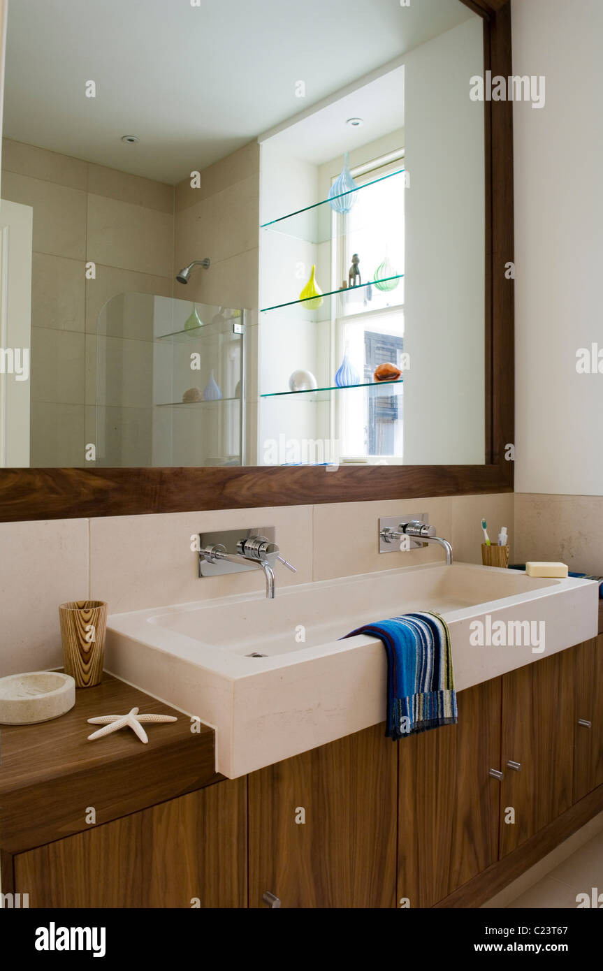 London apartment with interior design by Maxine Harrison Stock Photo ...