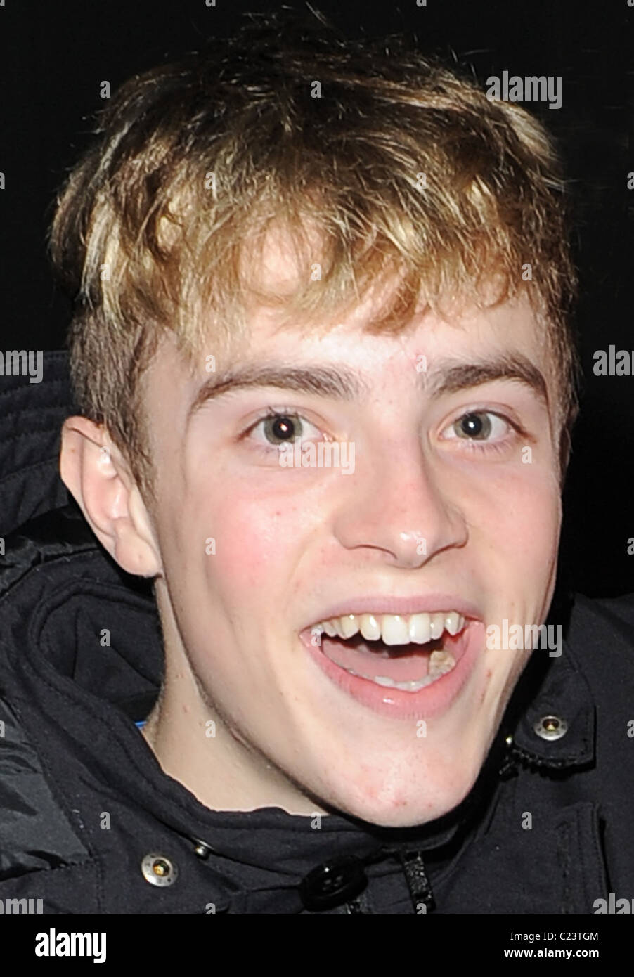 X Factor finalist John Grimes arrives back at The X Factor House ...