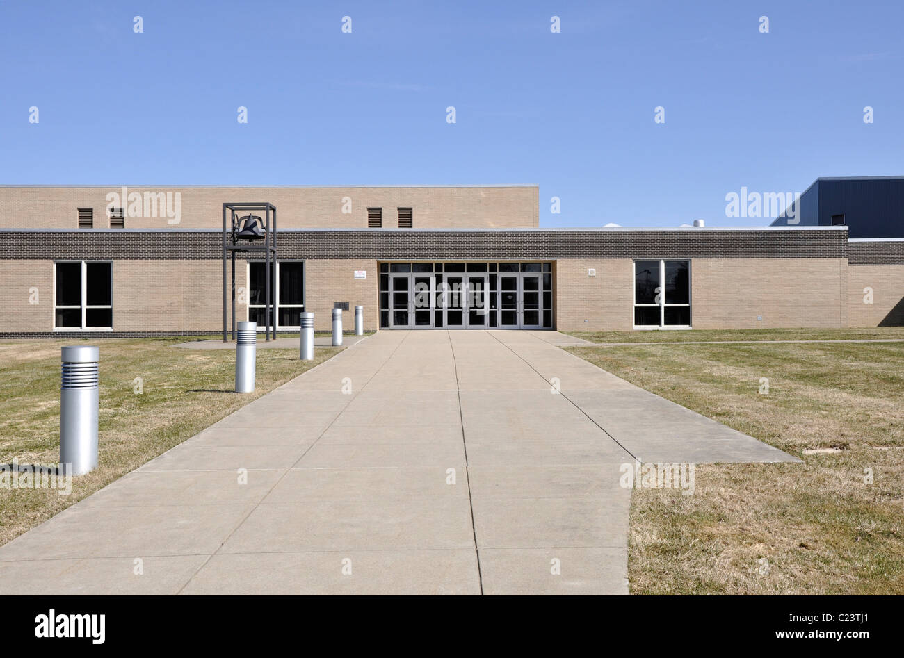 Exterior of a modern school building Stock Photo - Alamy